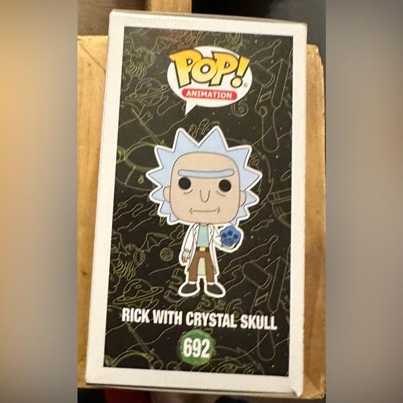 Funko | Toys | Nwt Funko Pop Rick And Morty Rick With Crystal Skull ...
